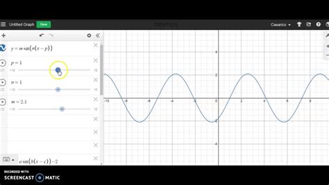 Lesson#5 Desmos Project: adding sliders to show movement - YouTube
