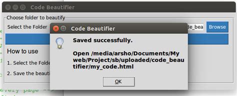 Github Arsho Code Beautifier Code Beautifier Is An Application To Beautify And Merge Code Of
