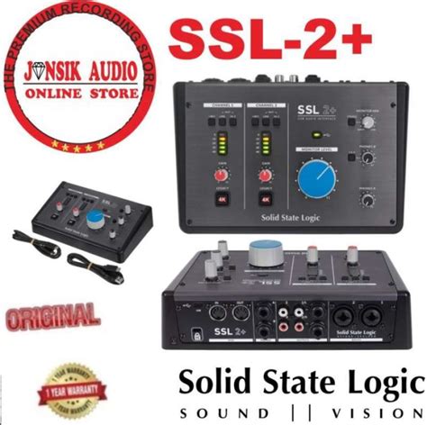 Promo Solid State Logic Ssl2 Ssl 2 Ssl 2 Plus Soundcard Usb Diskon 23 Di Seller Melodiya