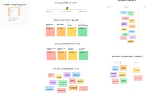 Career Brainstorming Matrix Template Figma