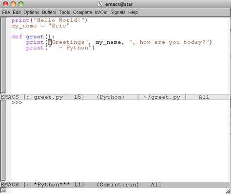 CS A Fall UNIX Emacs Tutorial