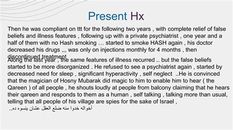 Psychiatric Sheet Case Formulation Pptx