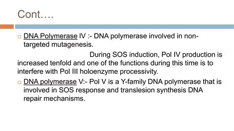 Polymerase Pptx Biological Sciences Science