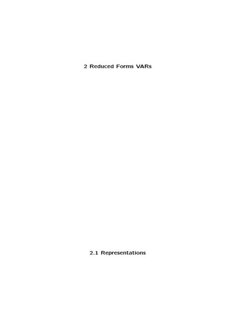 var models explained pdf vector autoregression eigenvalues and