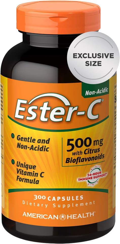 American Health Ester C With Citrus Bioflavonoids Capsules