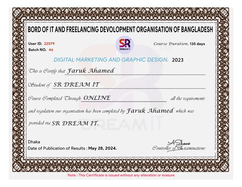 Certificate Creation Behance
