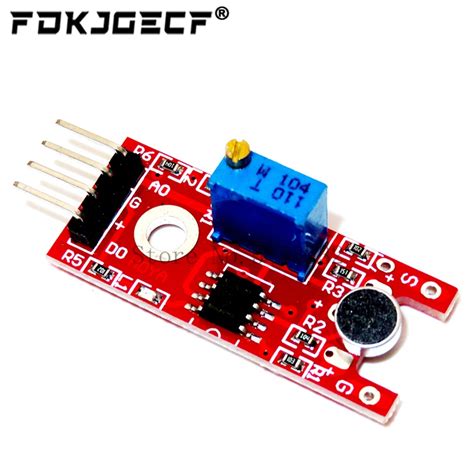 Microphone Voice Sound Sensor Module For Arduino Analog Digital Output