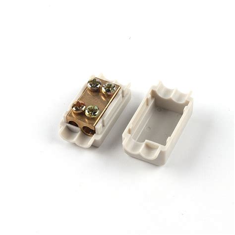 Quick Wire Connector T Type High Power Terminal Block 60a 400v 1 6mm2 Electric Cable Splitter