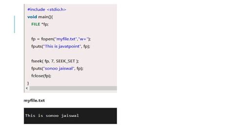File Handling In C Pptx
