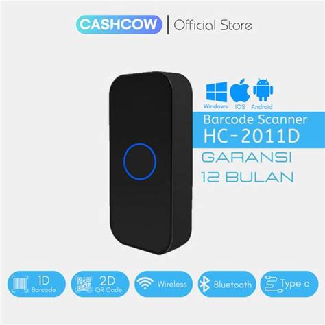 Promo Barcode Scanner Bluetooth 2D Portable Wireless QR Code CMOS Jakarta Barat CASHCOW