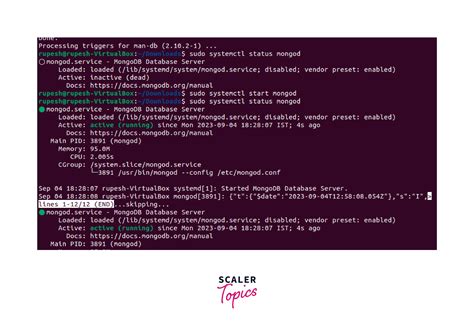 Install And Configure MongoDB On Ubuntu Scaler Topics