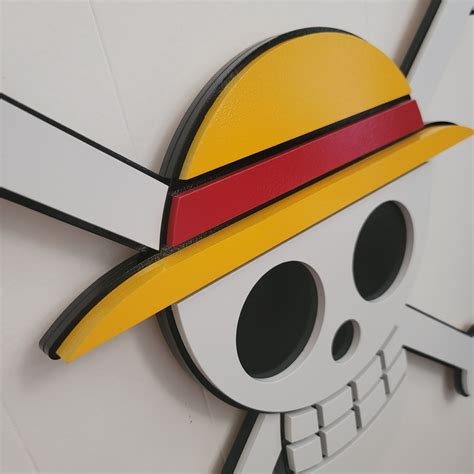 Straw Hat Jolly Roger One Piece Handmade D Sign Etsy