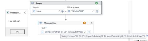 Add Spaces Between String According To Position Studio Uipath