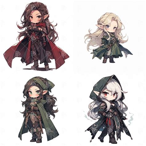 Custom Dnd Portrait Anime Chibi Styled Dnd Characters For Tabletop Gaming Commission