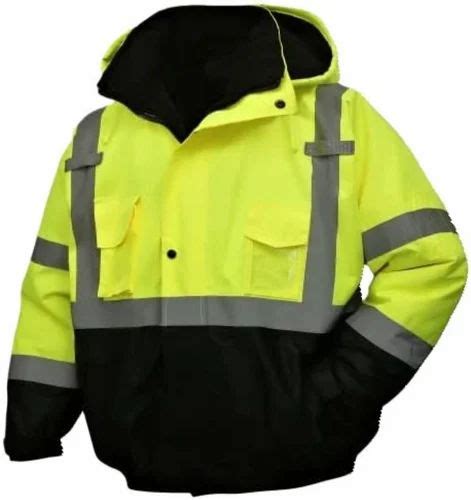 Safety Jacket With Logo Printing Surtops Brand Hi Vis Rain Plus