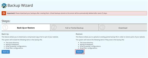 Restoring A MySQL Database From A Backup In CPanel Web Hosting Hub