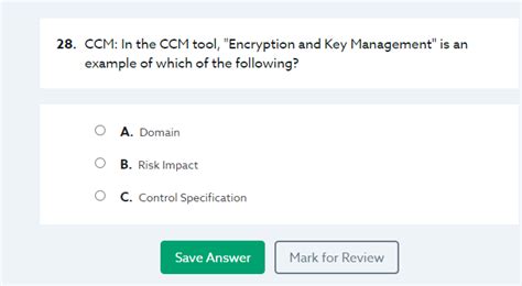 Solved Ccm In The Ccm Tool Encryption And Key Management