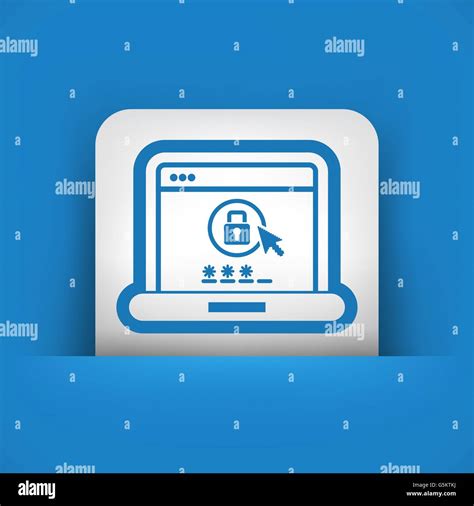 Computer Password Stock Vector Images Alamy