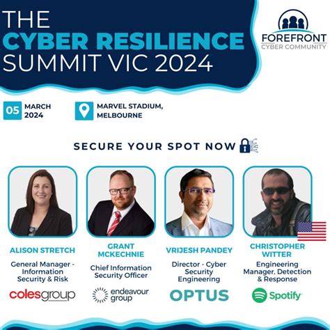 Forefront Cyber Community On Linkedin Thecybersummit Cyberresiliencesummit Cybersecurity…