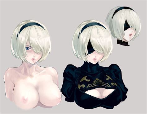 Rule 34 Android Bare Shoulders Black Blindfold Black Dress Black Hair