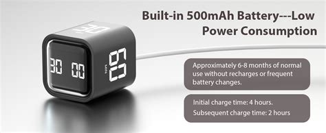 Cube Pomodoro Timer Smart Productivity Timer 5103060 Minutes And Custom Countdown