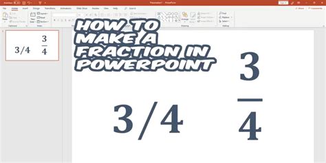 How To Make A Fraction In PowerPoint Step By Step Your Slide Buddy