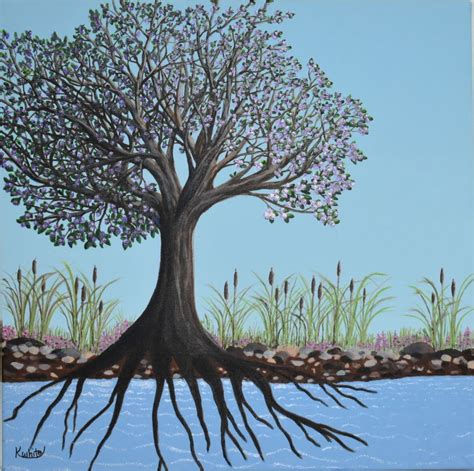 Prophetic Art Like A Tree Planted By The Water Etsy