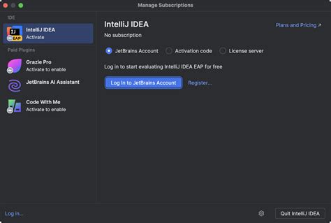 Register Intellij Idea Intellij Idea Documentation