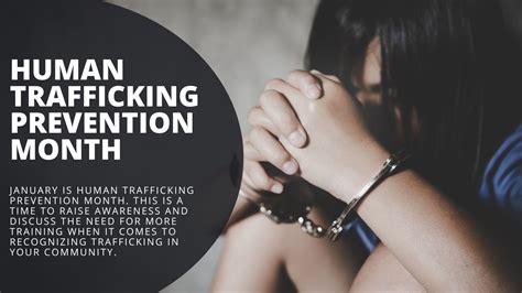 In The News Now Human Trafficking Prevention Month