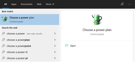 Power Settings Optimization