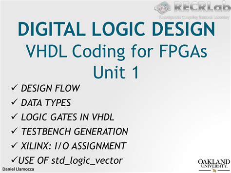 (PDF) DIGITAL LOGIC DESIGN - Oakland Universityllamocca/Tutorials ...