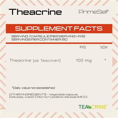 Theacrine Teacrine Nootropics Primeself
