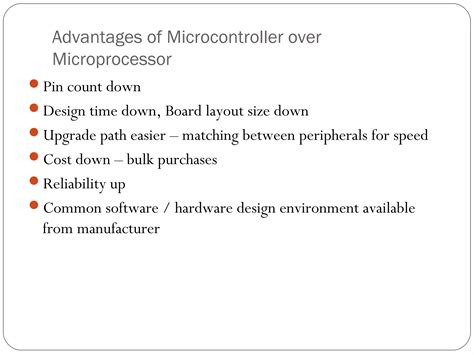 Microprocessor And Microcontroller Ppt
