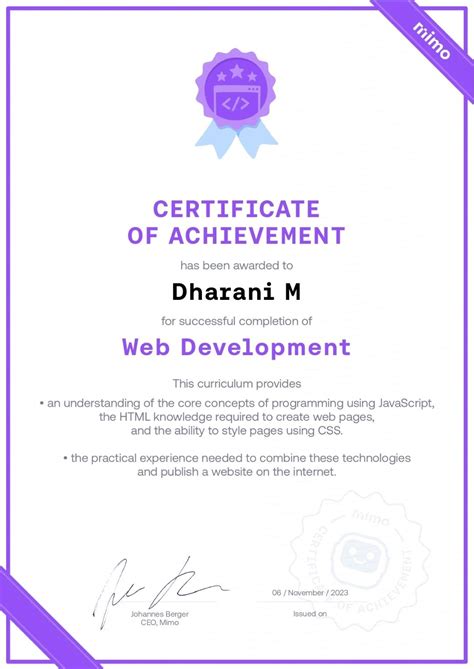Dharani M On Linkedin Hi Im Happy To Share Successfully Completed