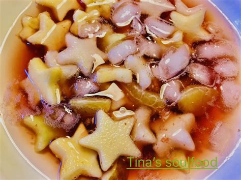 별이 빛나는 밤~ 과일 오미자 화채 만드는법