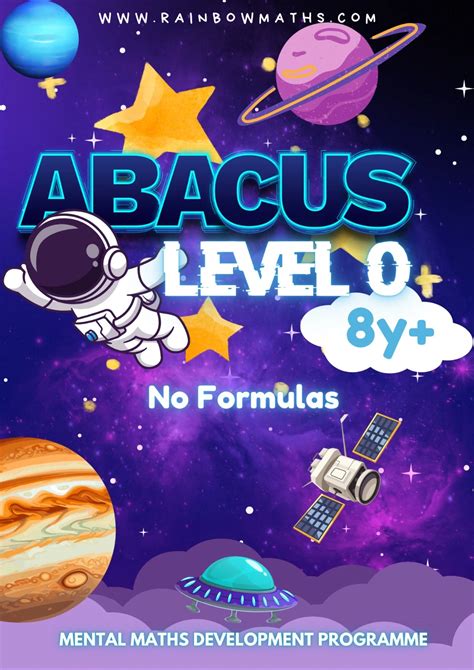 Abacus Level 0 No Formulas Workbook Rainbow Maths