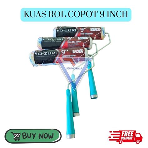 Jual Set Kuas Rol Cat Tembok Inch Gagang Plastik Tebal Nyaman Yozuri Shopee Indonesia