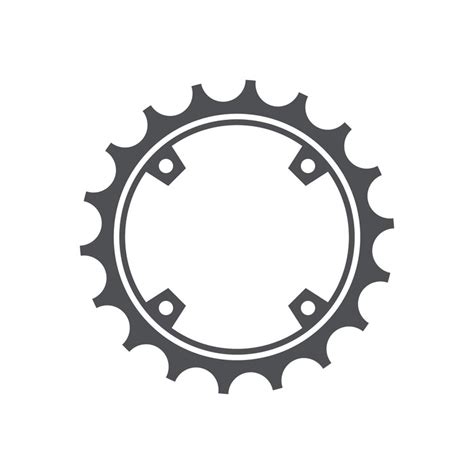 Premium Vector Bike Cogwheel In Flat Design Bicycle Part Of Cassette