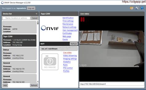 Create An Onvif Account On Camera Tp Link Tapo Application System