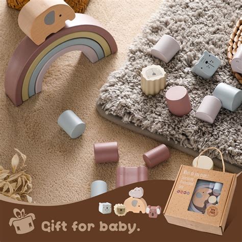 Bộ đồ chơi xếp hình cân bằng MAMIMAMIHOME Montessori bằng gỗ giáo dục sớm cho bé Shopee Việt Nam