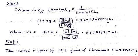 Solved Use Unit Analysis To Show How To Calculate The Volume Occupied By Course Hero