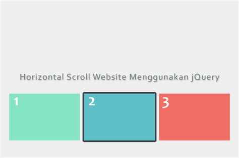 Horizontal Scroll Website Menggunakan JQuery EPlusGo