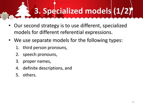 Ppt Specialized Models And Ranking For Coreference Resolution