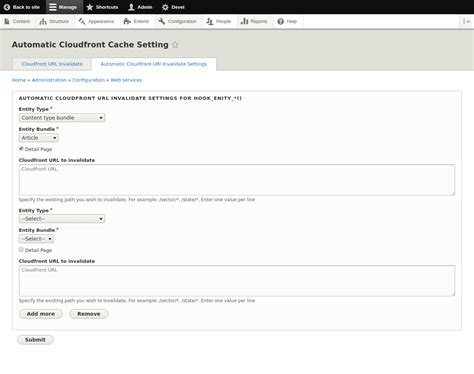 Cloudfront Cache Invalidate Drupal Org