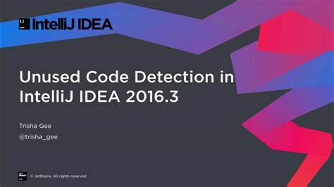 Unused Code Detection In Intellij Idea 20163 Youtube