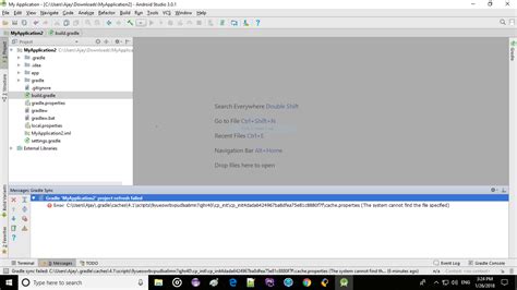 Gradle Sync Error In Android Studio 301 With Gradle Build 41 Stack