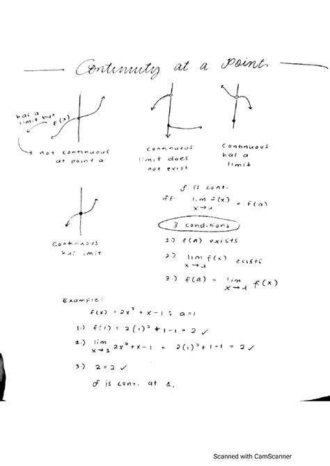 Solution Basic Calculus Continuity At A Point With Sample Problems 1