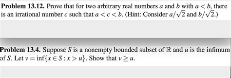 Solved Problem 1312 Prove That For Two Arbitrary Real