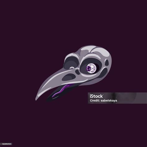 검은 색에 죽음의 해골 까마귀 기호의 두개골은 벡터 고립 된 그림 검은색에 대한 스톡 벡터 아트 및 기타 이미지 검은색 고대의 고딕 양식 Istock