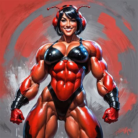 Mega Mutated Ladybug Poses In Armor Stable Diffusion Online